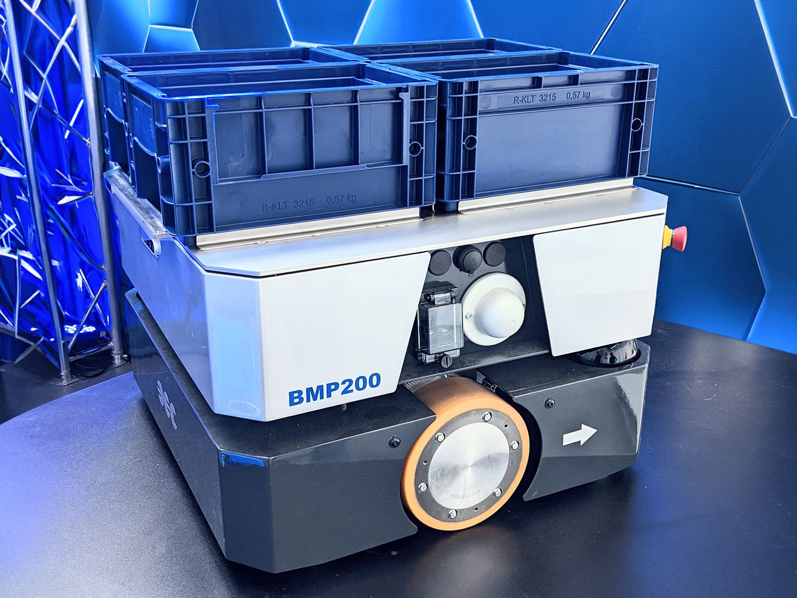 AGVs and AMRs for internal transportation and material handling